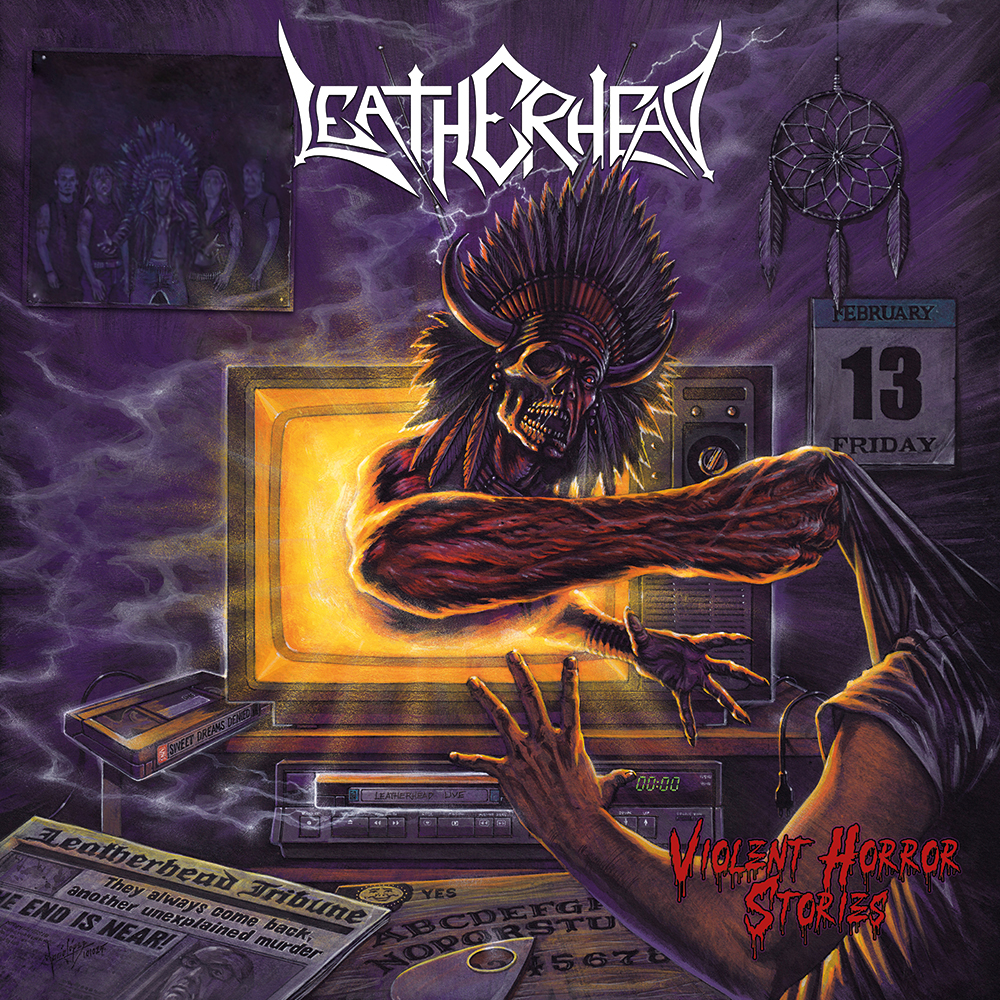 LEATHERHEAD strike back with "Violent Horror Stories" | Label No ...